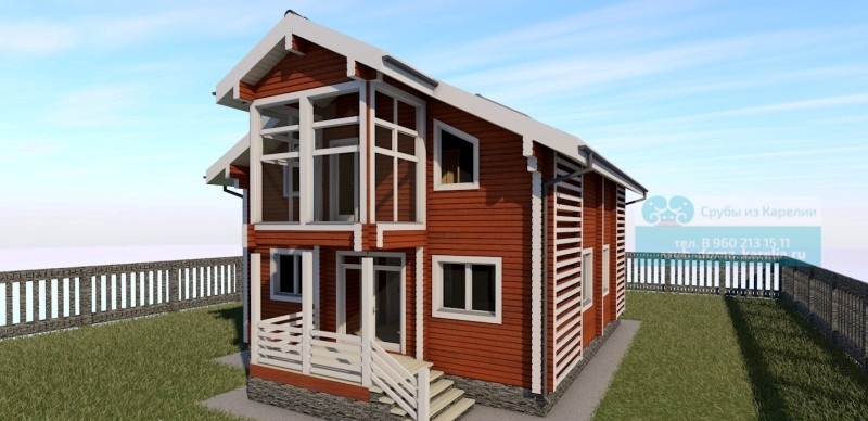 Срубы в Карелии — Проект № ПД-14